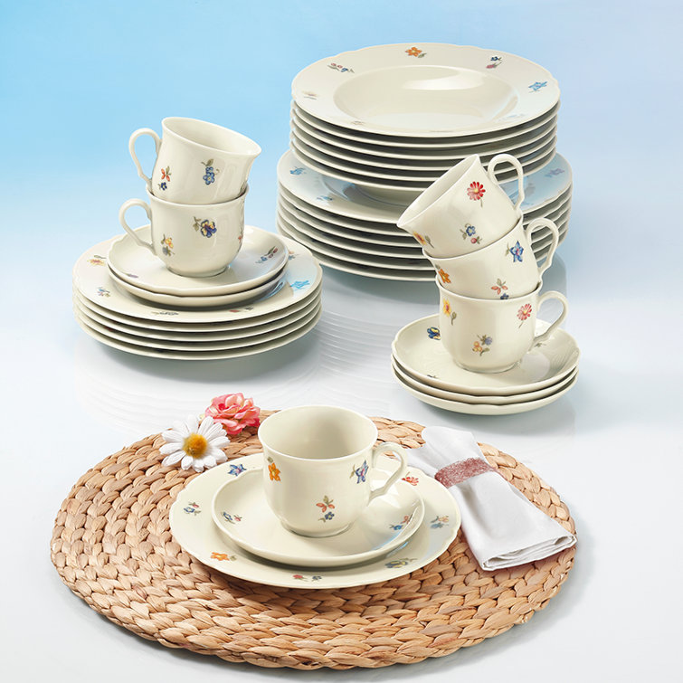 Seltmann Weiden Marie Luise Streublumen Porcelain China Dinnerware - Set of 30 & Reviews ...